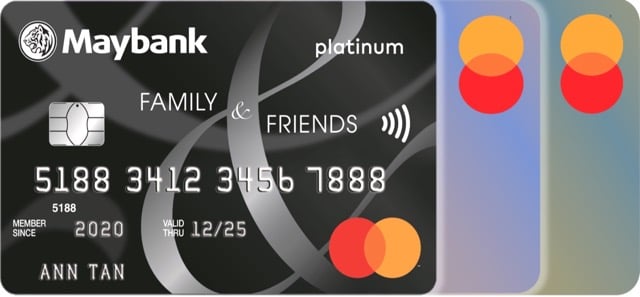 Maybank Family & Friends Credit Card | 8% Cashback